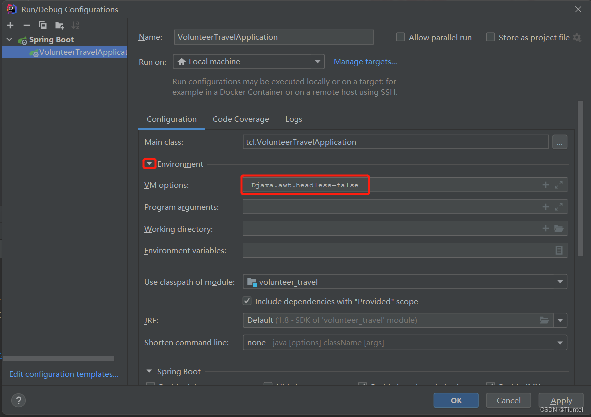 启动报错：java.awt.HeadlessException: null_java 图形head为null-CSDN博客