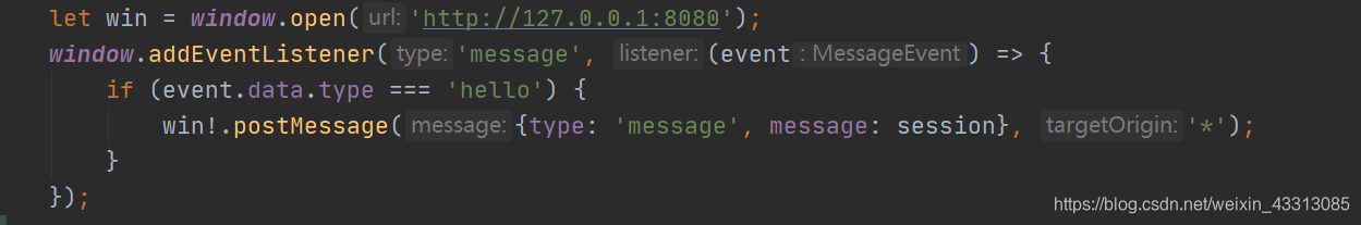 window的open方法打开界面并且通过postMessage传参_window.open postmessage-CSDN博客