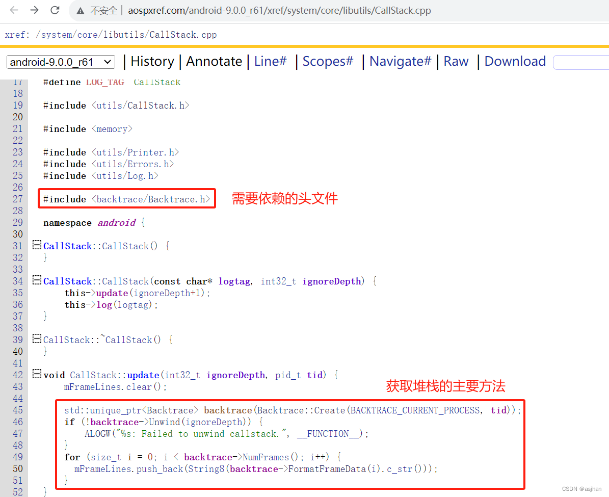 Android framework C/C++中打印堆栈_android 打印堆栈-CSDN博客