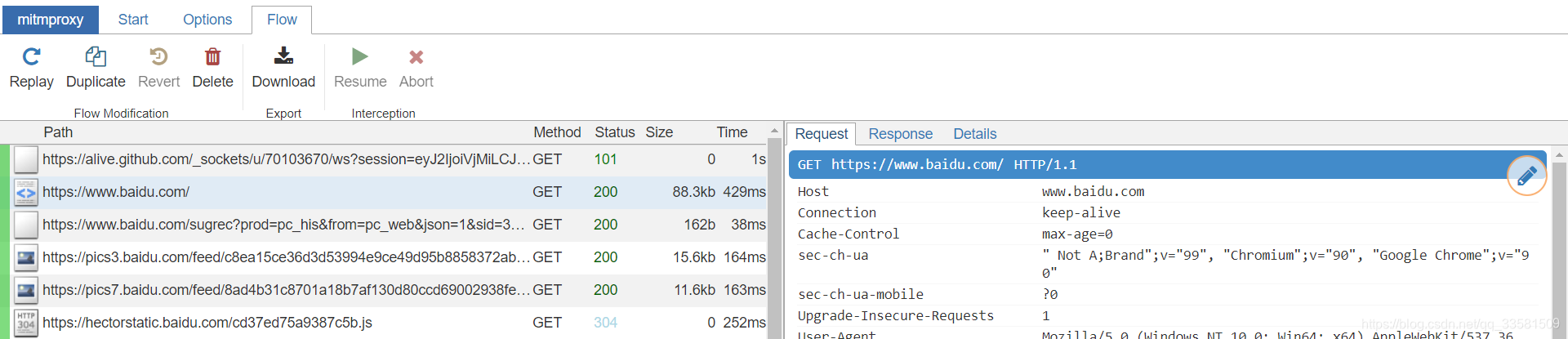 Mitmproxy工具之Web Interface教程_mitmweb界面详细-CSDN博客