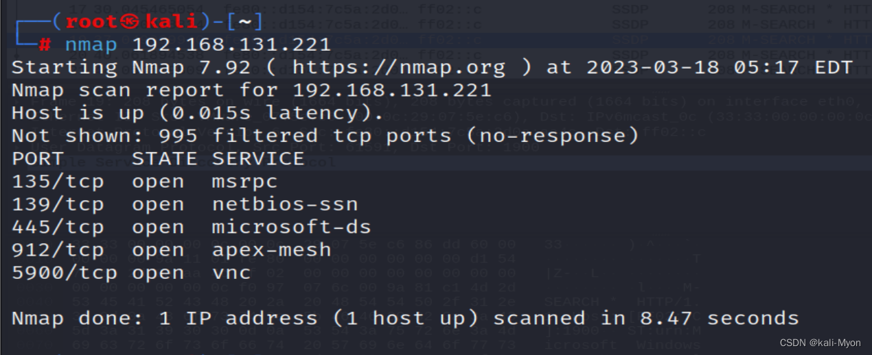 主动扫描-Nmap-设备发现_nmap扫描一台机器-CSDN博客