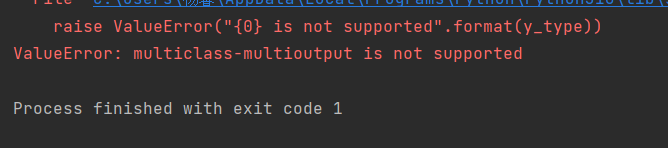 ValueError: multiclass-multioutput is not supported-CSDN博客
