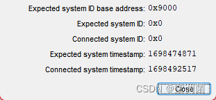 FPGA开发中常见报错或警告汇总_system timestamp mismatch - connected: "0", expect-CSDN博客