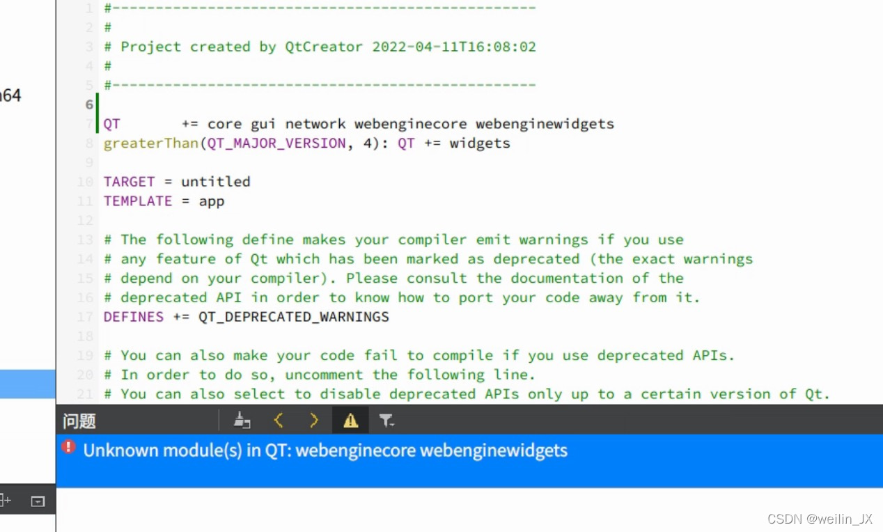 linux Unknown module(s) in QT:webenginecore webenginewidgets_linux unknown modules in qt ...