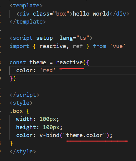 vue3中style新特性v-bind_vue3 style v-bind-CSDN博客