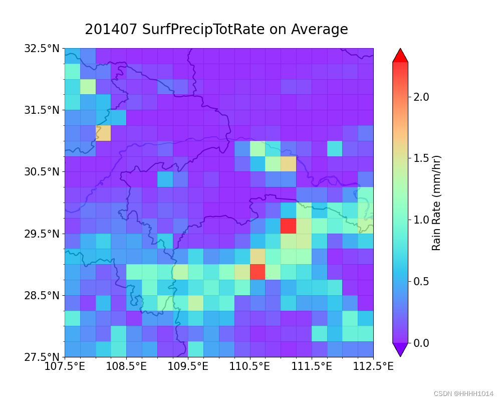 Python | GPM CMB数据求降水月平均_降水好用的cmap-CSDN博客
