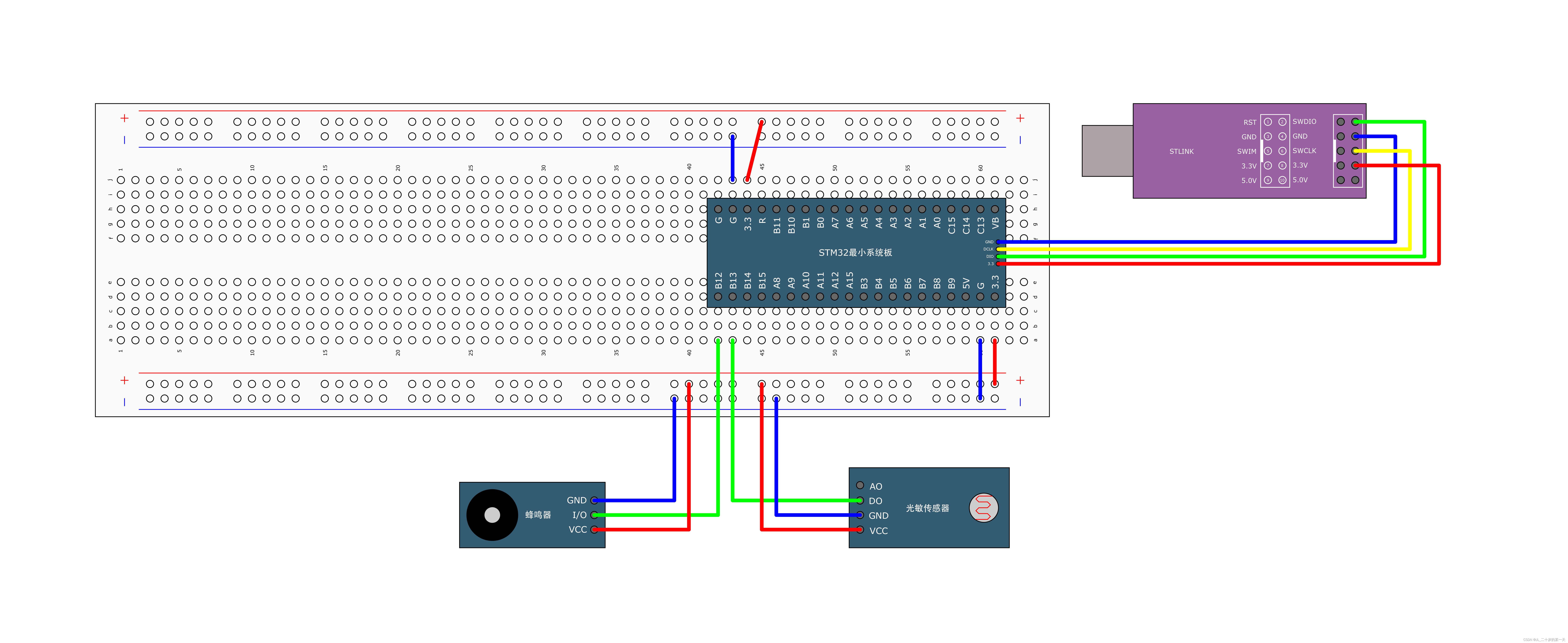 3-5 STM32C8T6光敏传感器驱动蜂鸣器_stm32c8t6驱动光敏-CSDN博客