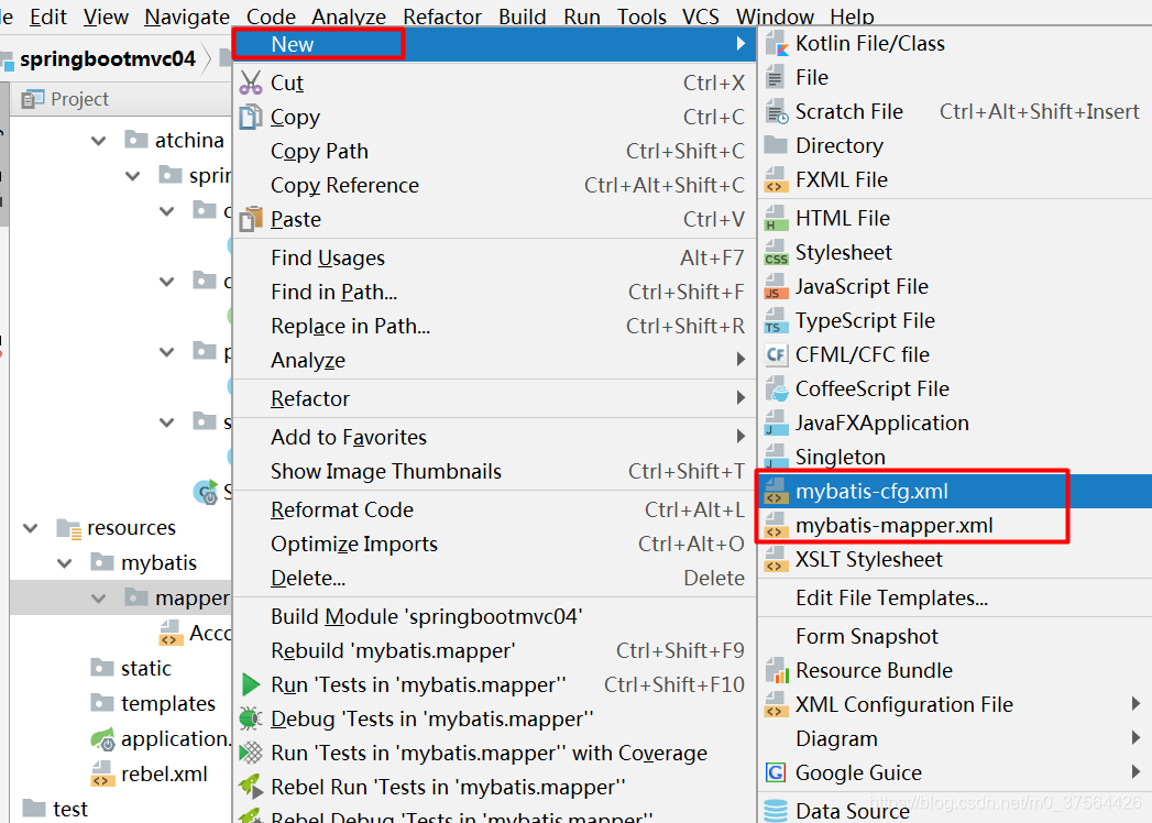 idea创建mybatis的config.xml和mapper.xml方法_idea中怎么在mybatis-config.xml文件中注册studentmapper.xml-CSDN博客