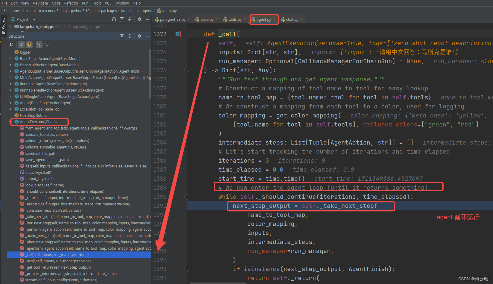 langchain调用语言模型chatglm4从智谱AI_langchain chatglm4-CSDN博客