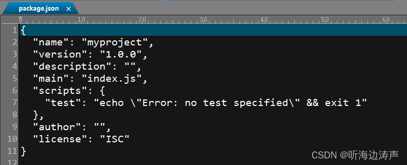 用npm init设置新的npm包_npm init -y-CSDN博客