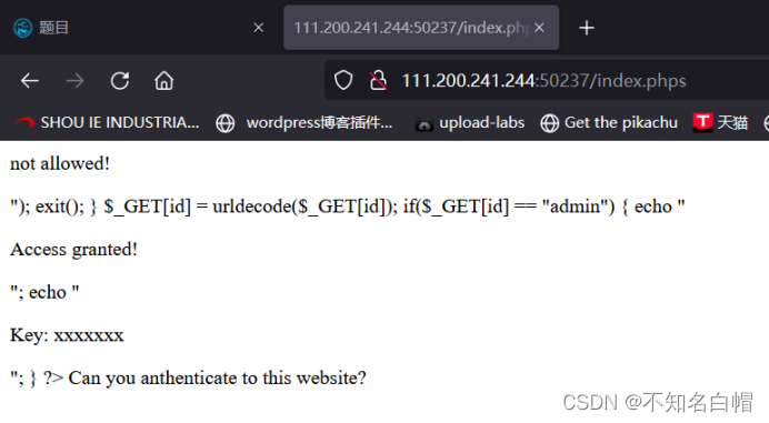 攻防世界WEB高手进阶区baby_web，Training-WWW-Robots，PHP2-CSDN博客