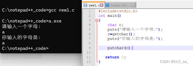 其它的输入输出方式getchar(),putchar()和puts-CSDN博客