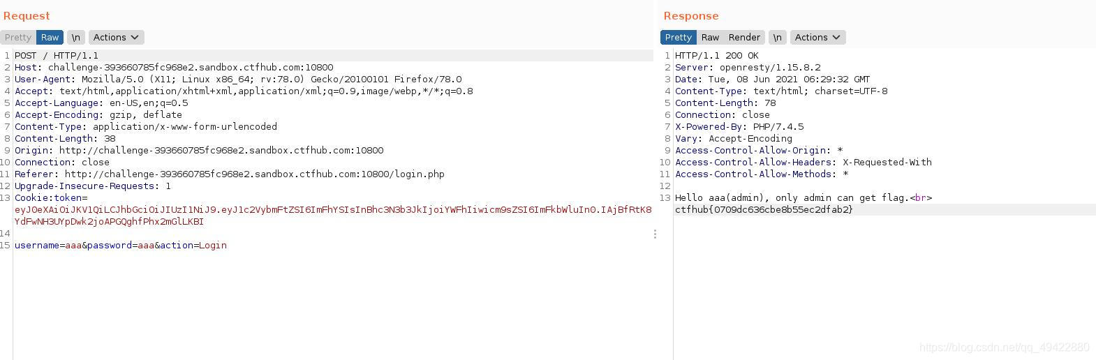 CTFHUB--JSON Web Token_ctfhub json web token-CSDN博客