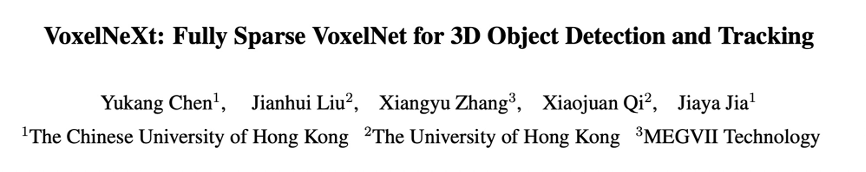 CVPR 2023 | VoxelNeXt实现全稀疏3D检测跟踪，还能结合Seg Anything_saga cvpr2023-CSDN博客