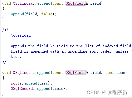 Qt SQL：QSqlField、QSqlRecord、QSqlIndex、QSqlError-CSDN博客