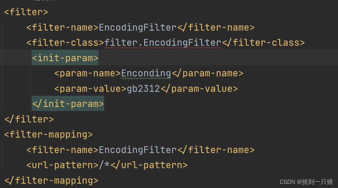 filter.EncodingFilter’未分配到‘javax.servlet.Filter,javax.servlet.Filter’_com.cddr.filter ...