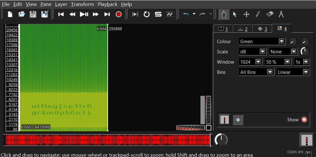 BUUCTF misc 专题（127）[UTCTF2020]spectogram_ctf sonic visualiser-CSDN博客