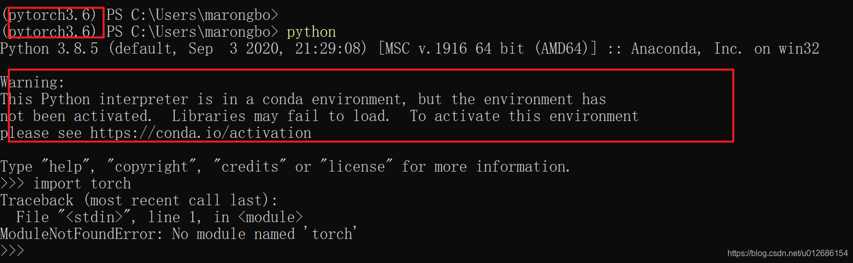 win10 anaconda pytorch安装_pytorch c10.dll-CSDN博客