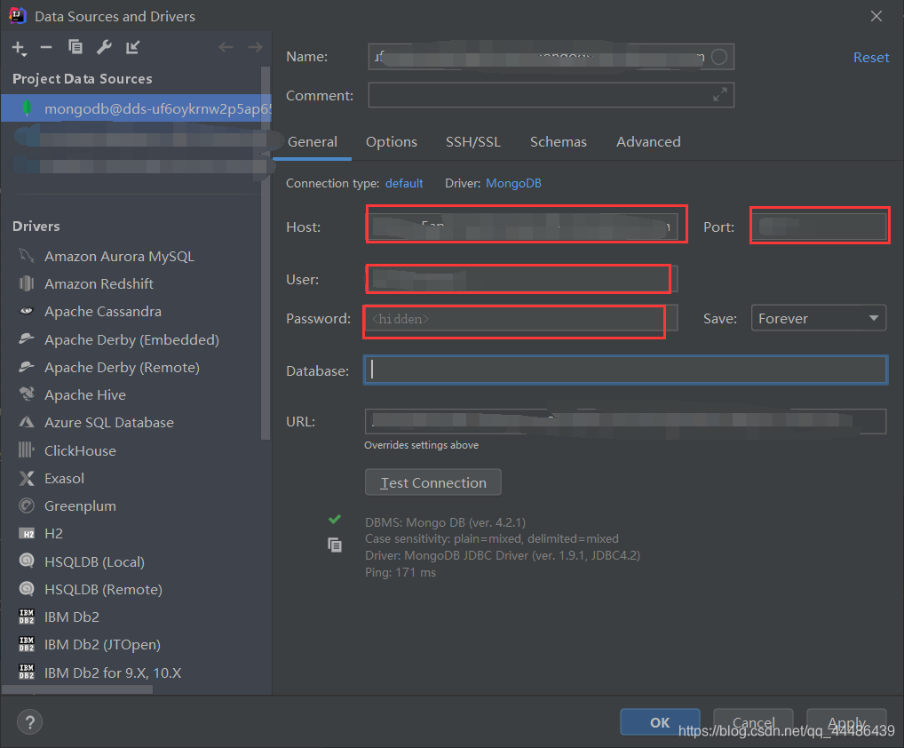 Idea连接远程mongodb数据库idea的database如何连接mongodb Csdn博客 