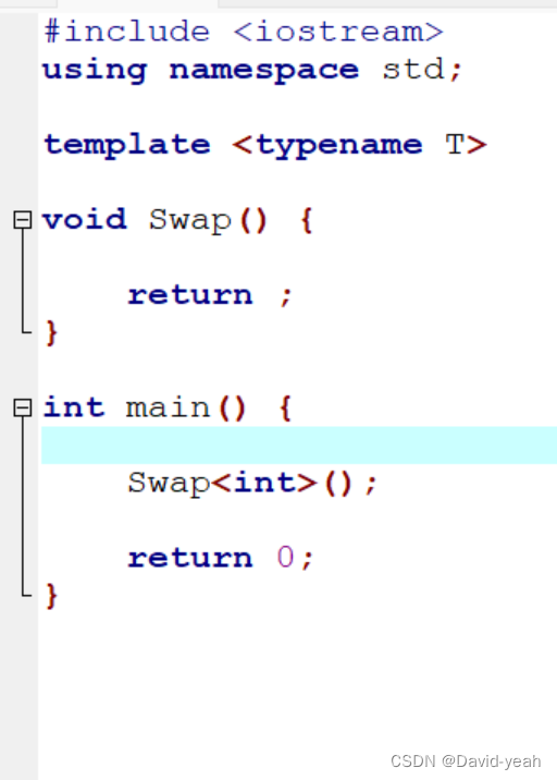 函数模板的注意事项-CSDN博客
