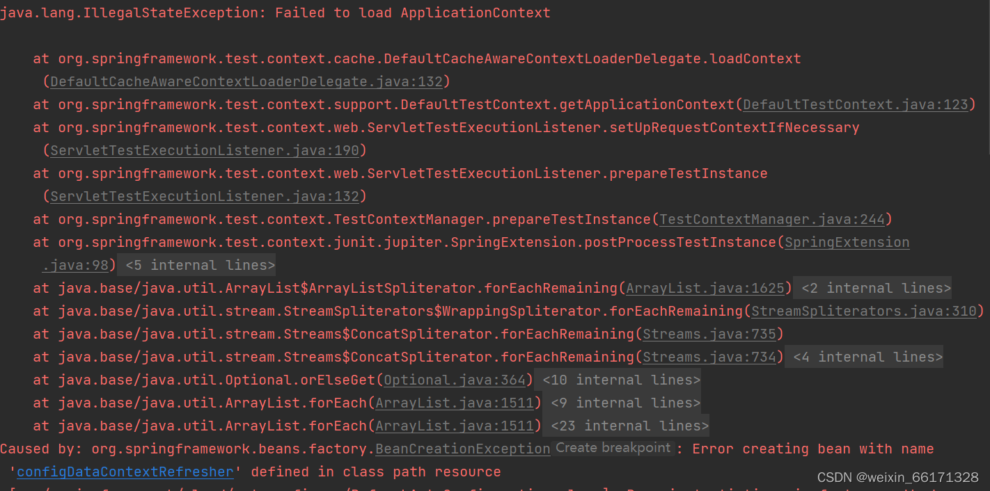 Caused by: org.springframework.beans.factory.BeanCreationException: Error creating bean with ...