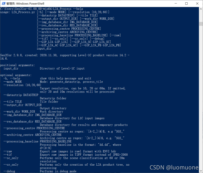 Sen2Cor+SNAP处理Sentinel数据_sen2cor 参数-CSDN博客