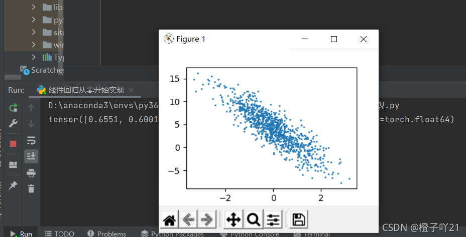 动手学深度学习——线性回归的从零开始实现_深度学习_橙子吖21-AI编程社区