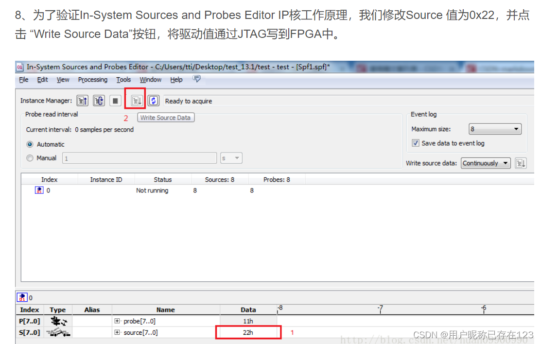 在线调试(VIO) in system sources and probes editor_quartus vio-CSDN博客