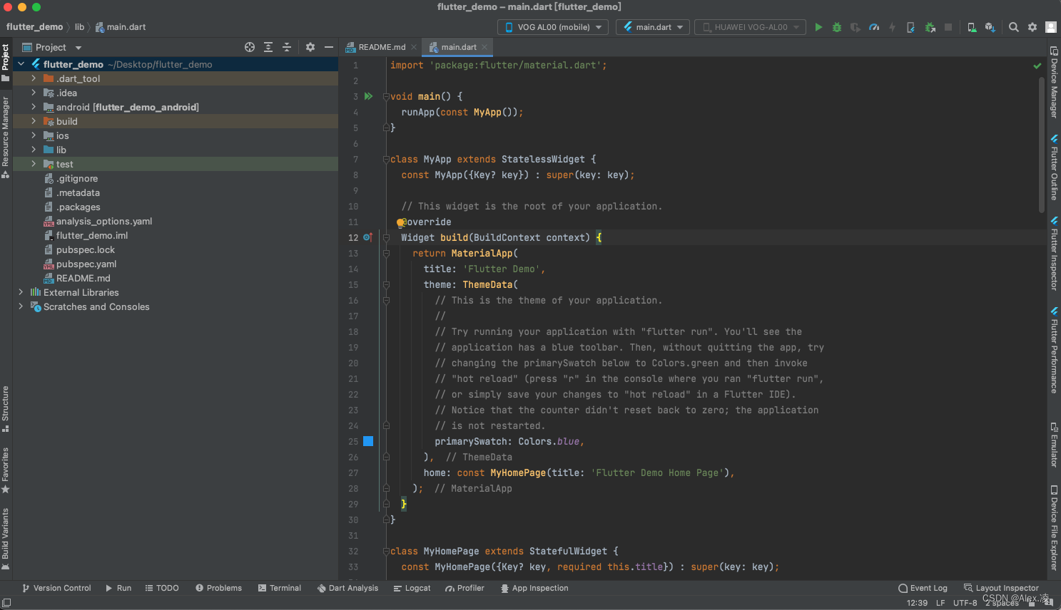 Flutter 项目代码目录详解_flutter linux 下的代码都在lib文件-CSDN博客