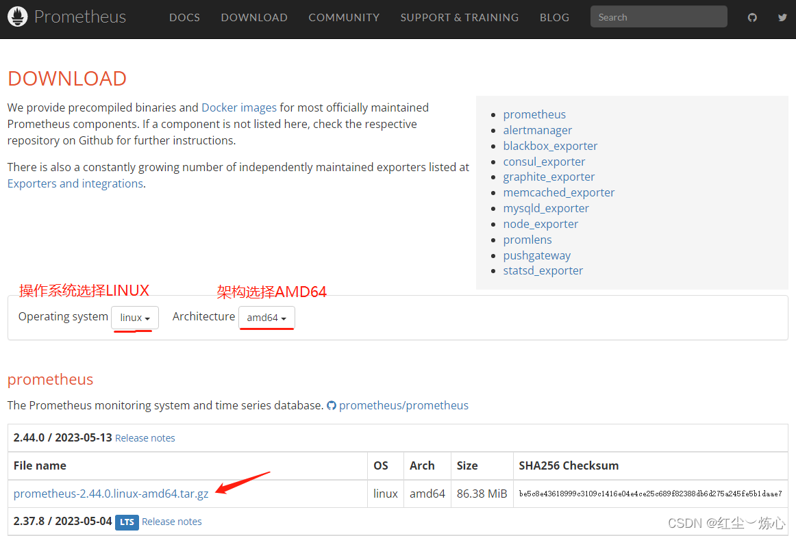 Prometheus安装、配置、维护及日常使用_prometheus安装配置-CSDN博客