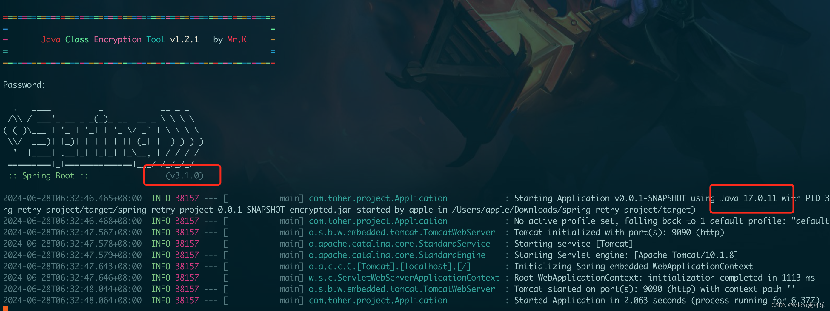 使用ClassFinal实现springboot项目jar包加密-CSDN博客