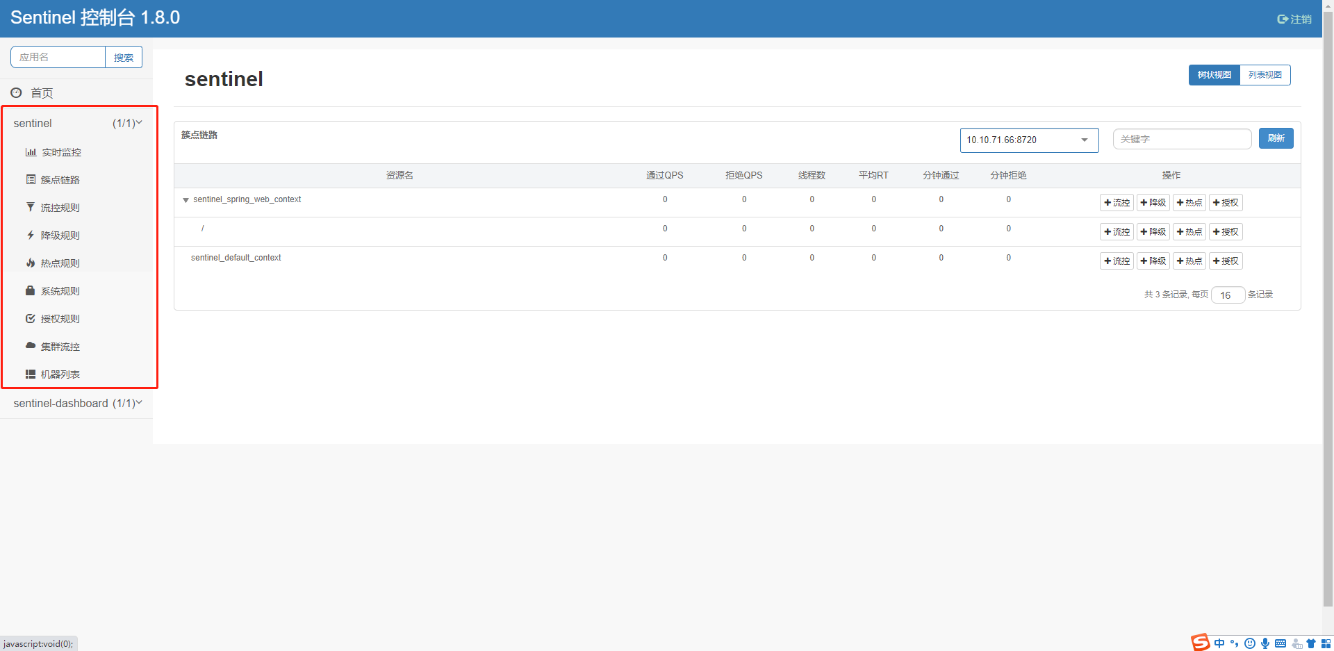 Sentinel+Nacos实现资源流控、降级、热点、授权_nacos+sentinel-CSDN博客
