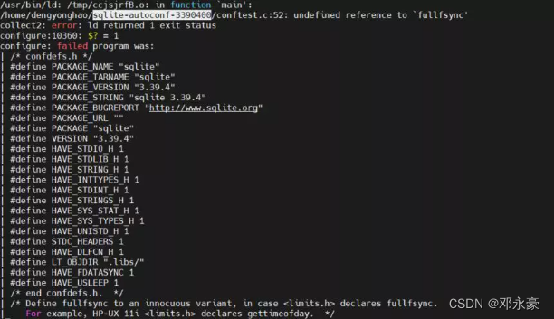 解决：‘config.status: error: Something went wrong bootstrapping makefile ...