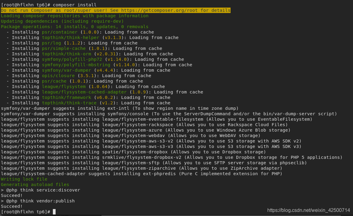 thinkphp6 从无到有的安装之路_thinkphp6 apache linux-CSDN博客