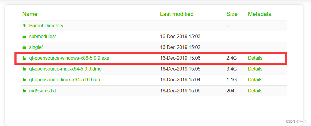 Qt5.9.9 Windows版本安装_qt5.9.9安装-CSDN博客