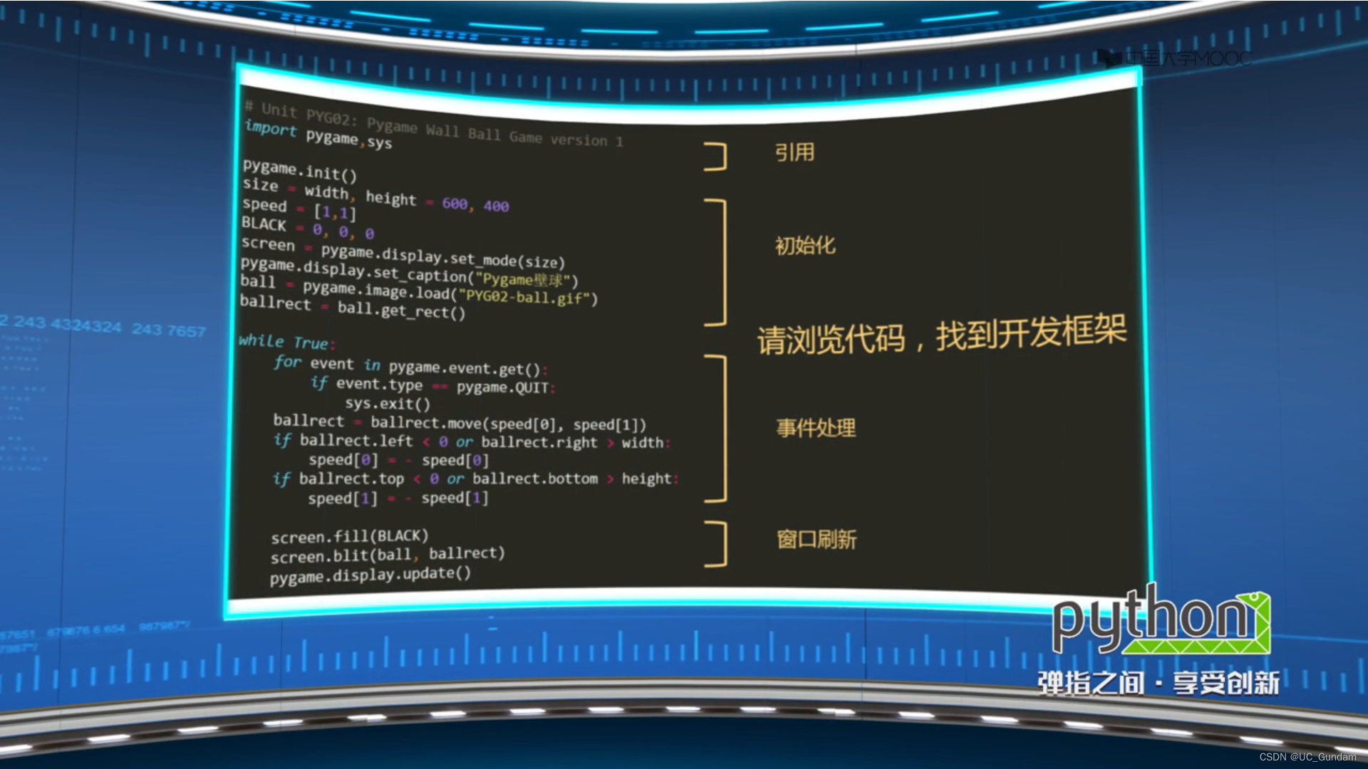 【pygame学习_2】基本壁球运动_pygame壁球的运动-CSDN博客