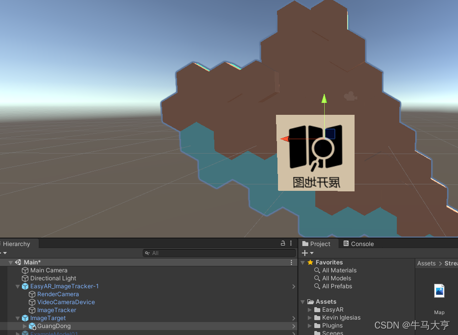 【Unity-EasyAR 2022.4】全网最新各类功能使用教程与心得01——详细导包与平面图像追踪_easyar相机没效果-CSDN博客