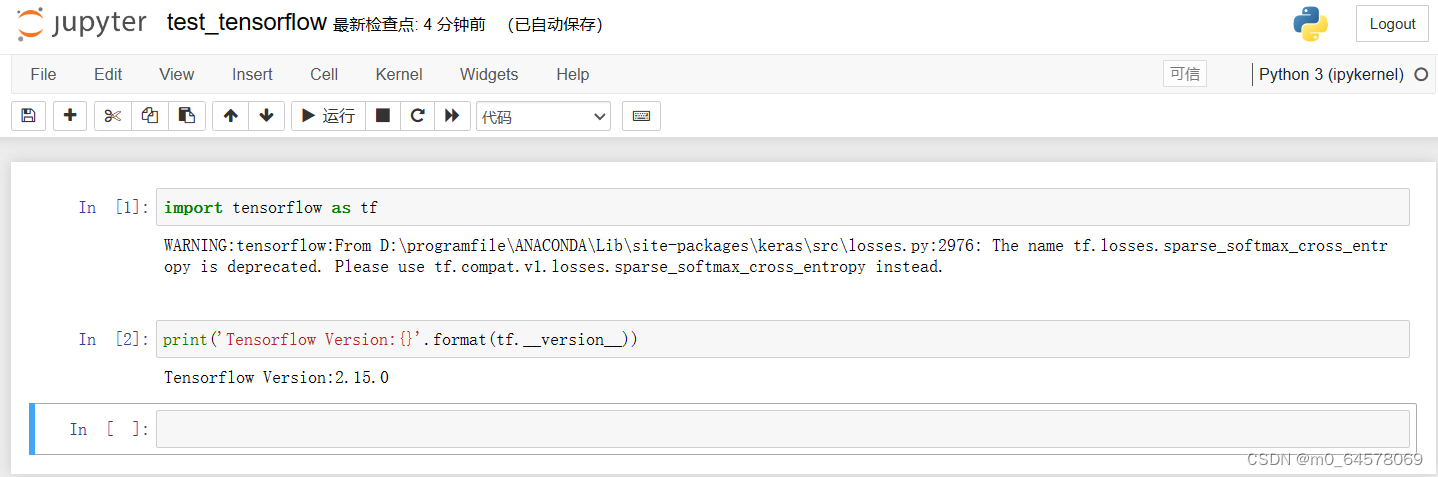 Windows环境下安装Anaconda|Tensorflow及创建虚拟环境_windows 安装tensorflow-CSDN博客
