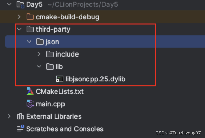 C++项目引入依赖_例jsoncpp（MAC/CLion）_mac jsoncpp-CSDN博客