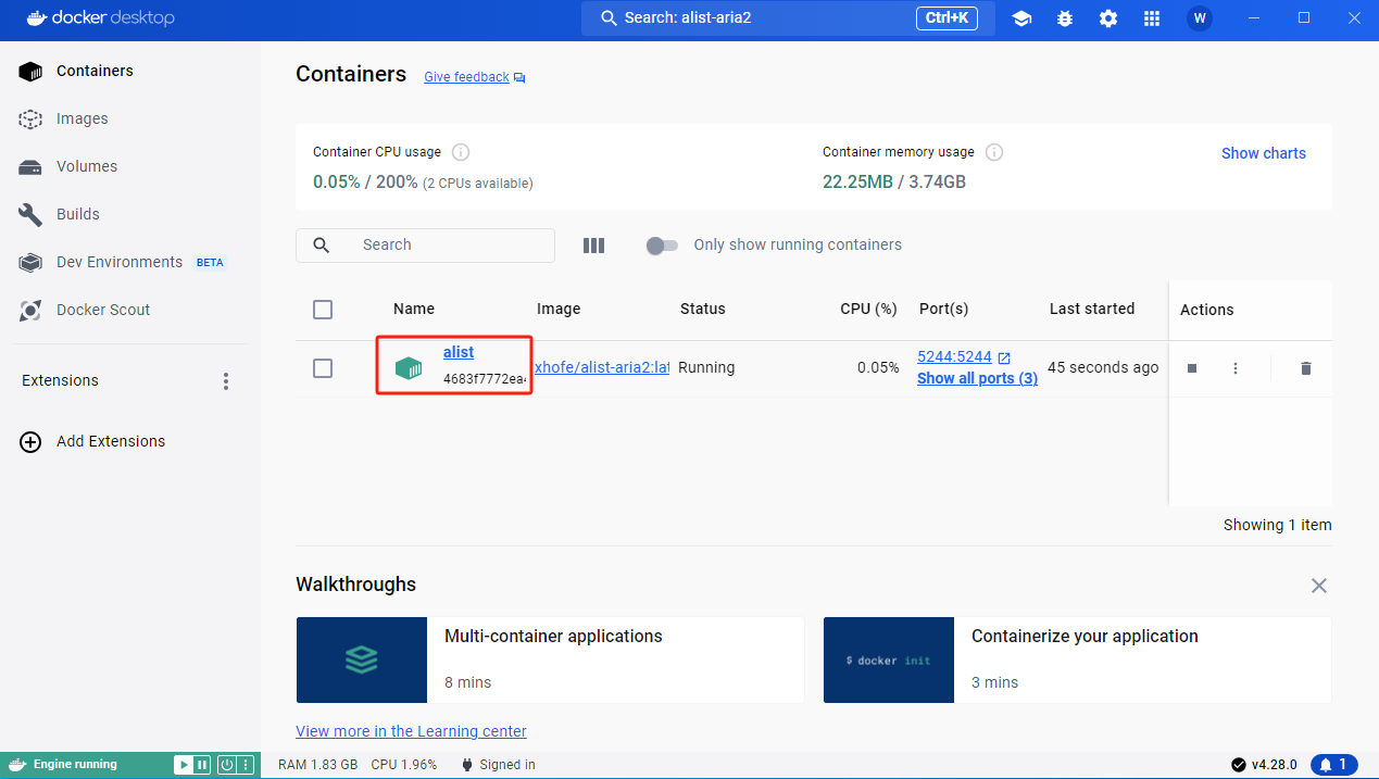 Windows本地使用Docker部署AList网盘神器结合cpolar内网穿透实现公网访问本地AList服务_windows docker 安装 alist-CSDN博客