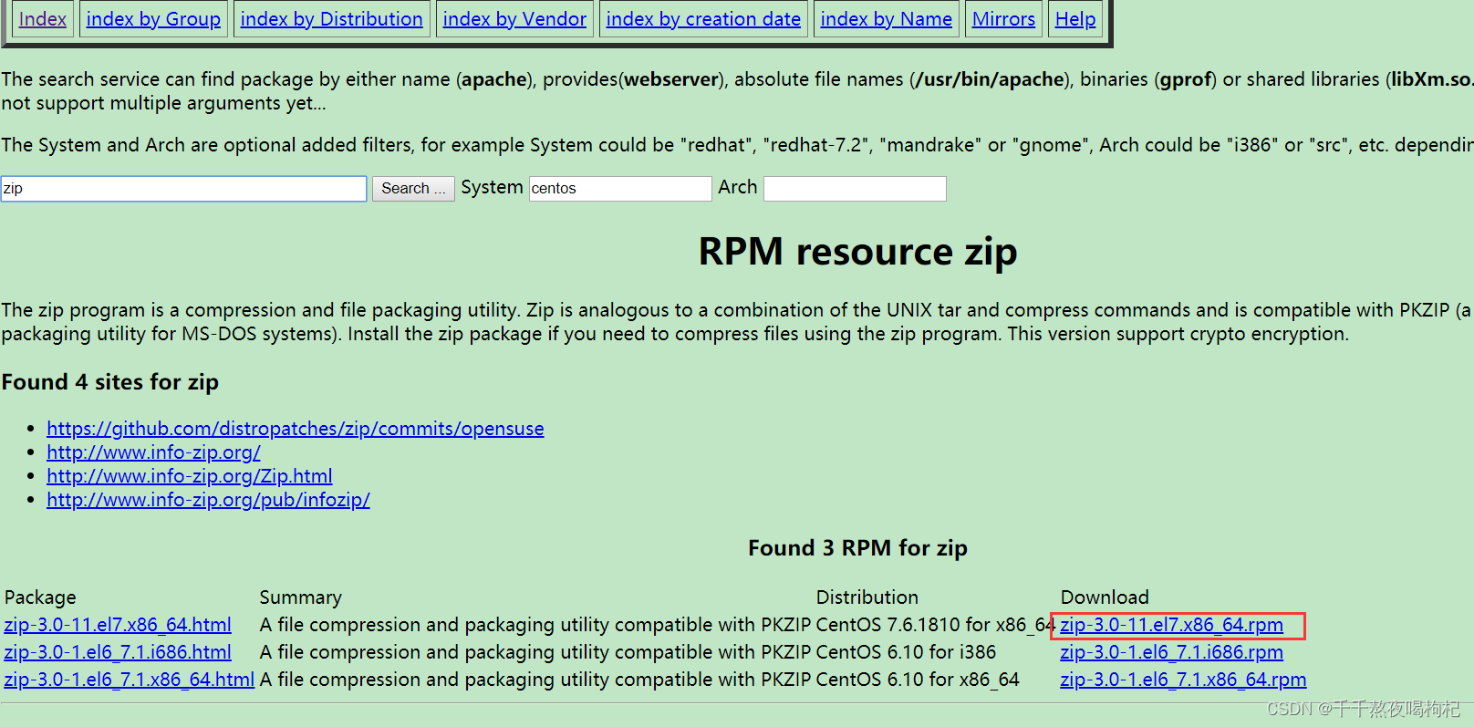 centos7 离线安装zip 以及 unzip_离线安装unzip-CSDN博客