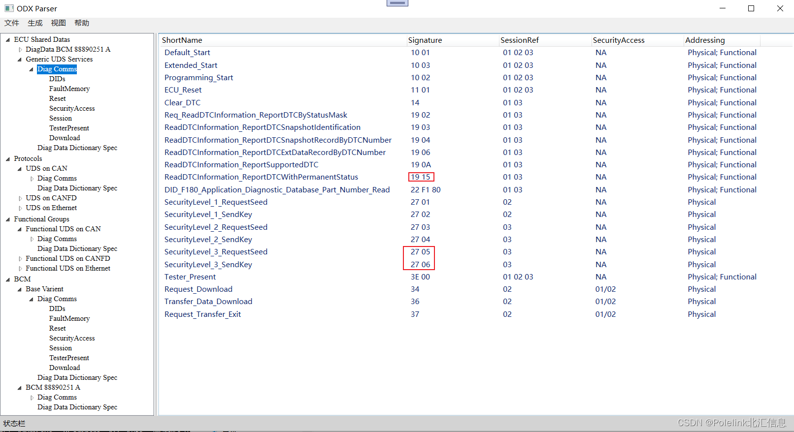 基于ODX诊断测试开发(2) ODX数据库解析：ODX实现方式 | ODX继承-值继承 | ODX解析思路简介 | ODX解析实践-CSDN博客