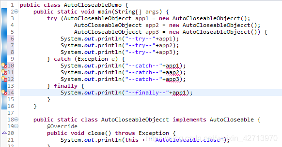 JDK7特性：try-with-resources与AutoCloseable接口（实践）_实现autocloseable只有在try中有作用吗-CSDN博客