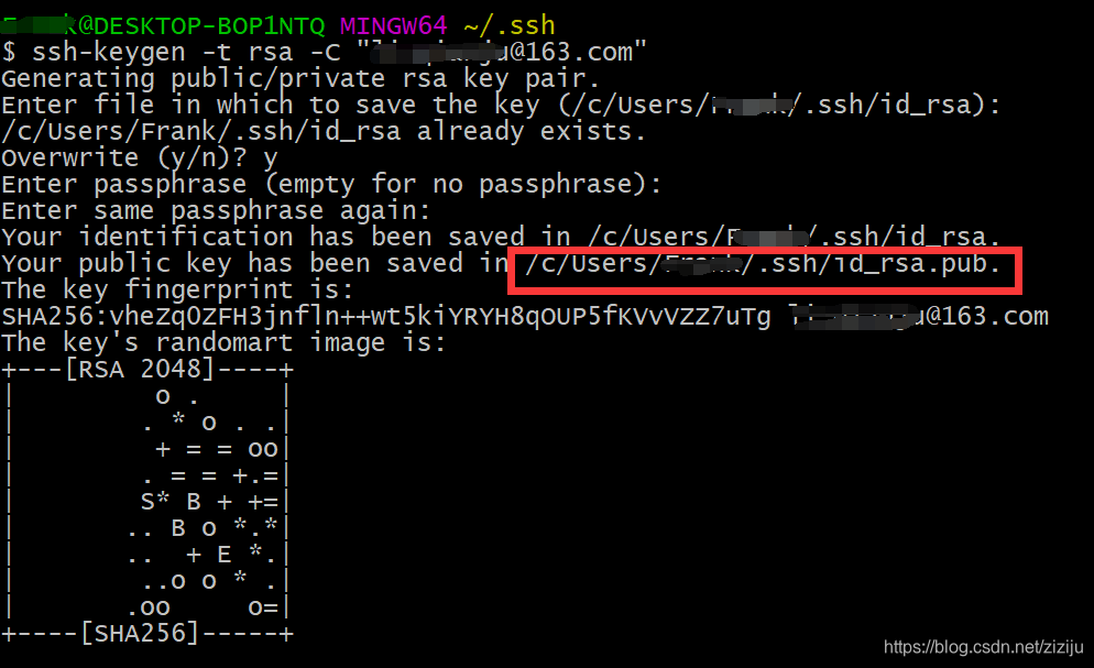 配置SSH key（报错fatal: Could not read from remote repository.Please make sure you have the correct ...