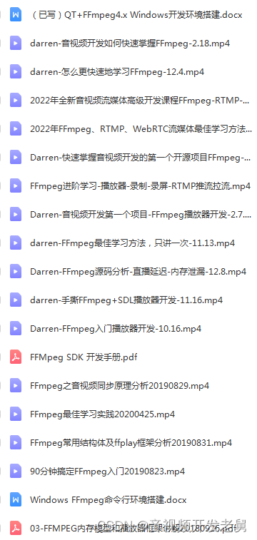 FFmpeg转码流程详解-CSDN博客