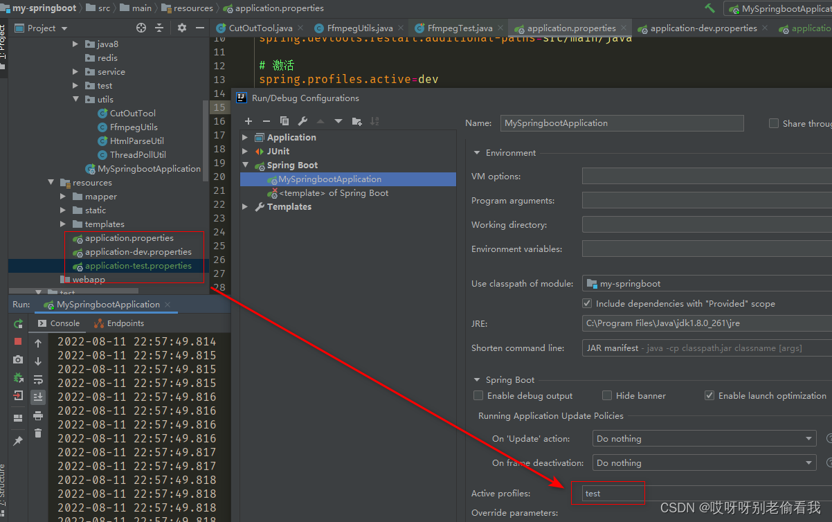 Idea 工具下启动 Springboot 实例指定加载的配置文件idea指定配置文件启动 Csdn博客