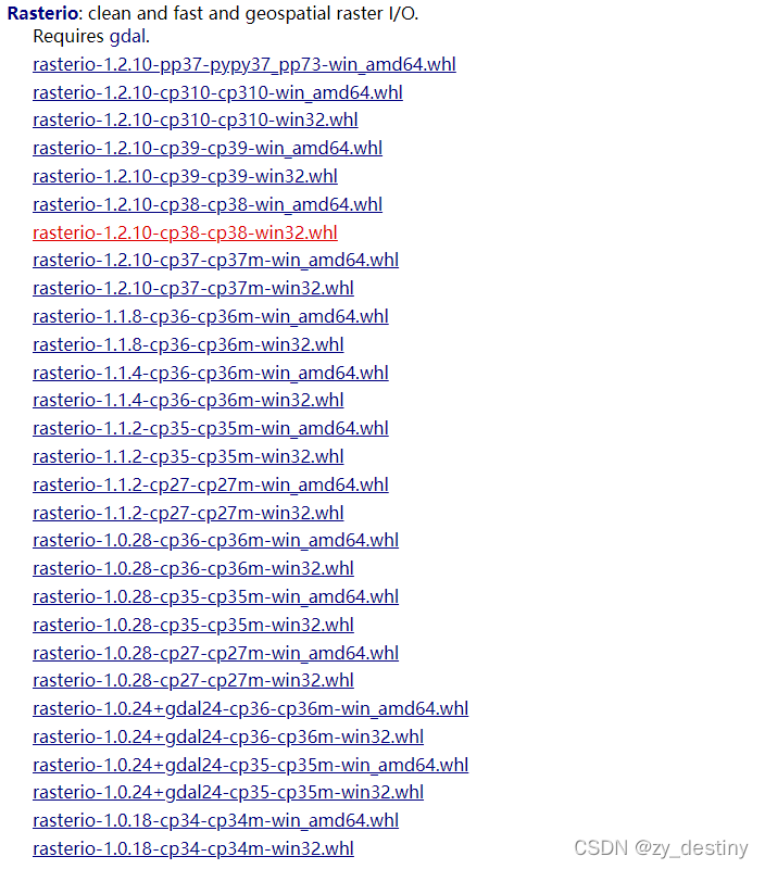 成功解决安装rasterio库报错问题_rasterio装不上-CSDN博客