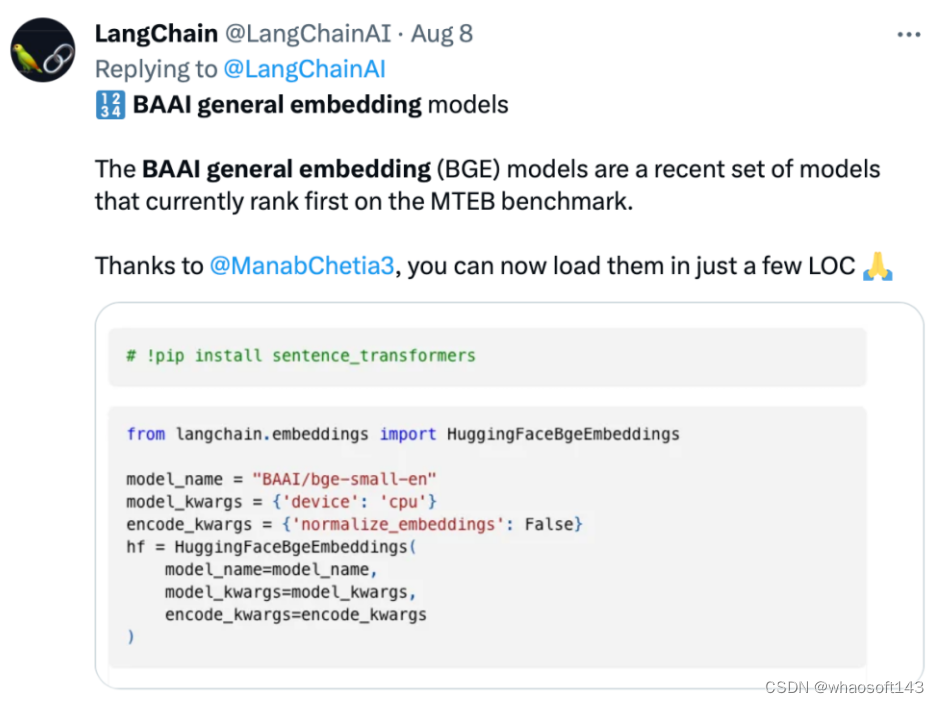 智源开源3亿中英向量模型训练数据，BGE模型持续迭代,-CSDN博客