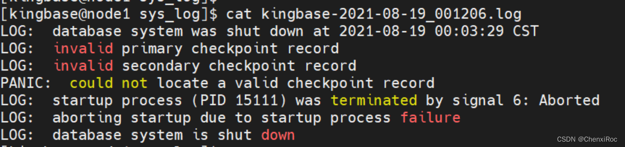 kingbase 数据库无法启动_kingbase服务启动不了-CSDN博客