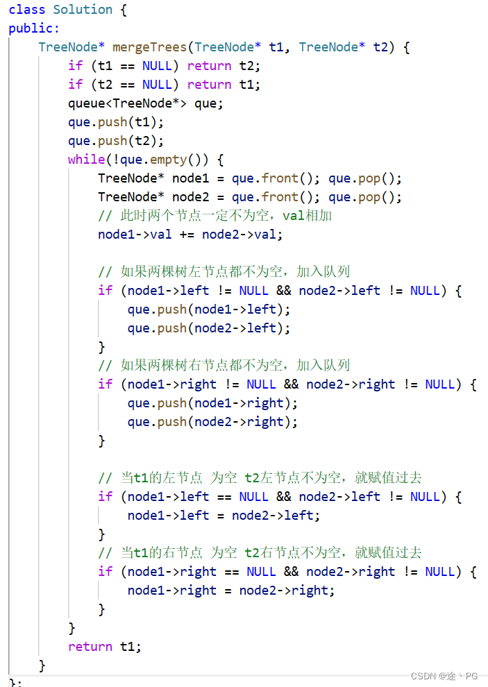 代码随想录day24（2）二叉树：合并二叉树（leetcode617）-CSDN博客